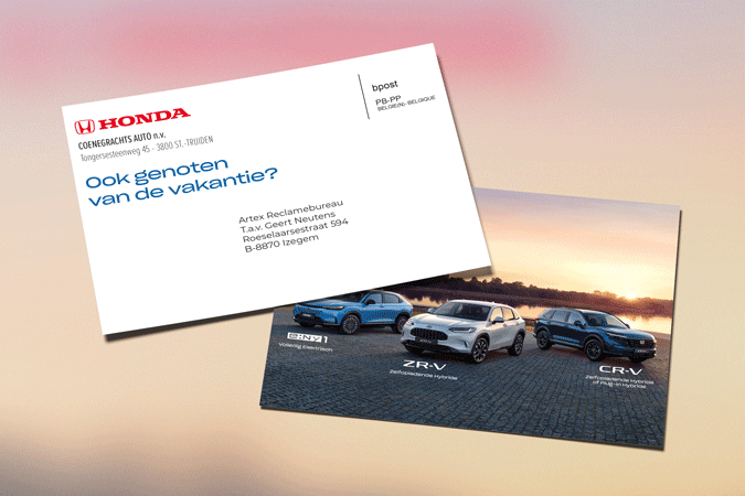 Honda Cars Dealer Event Communicatie - Artex Reclamebureau