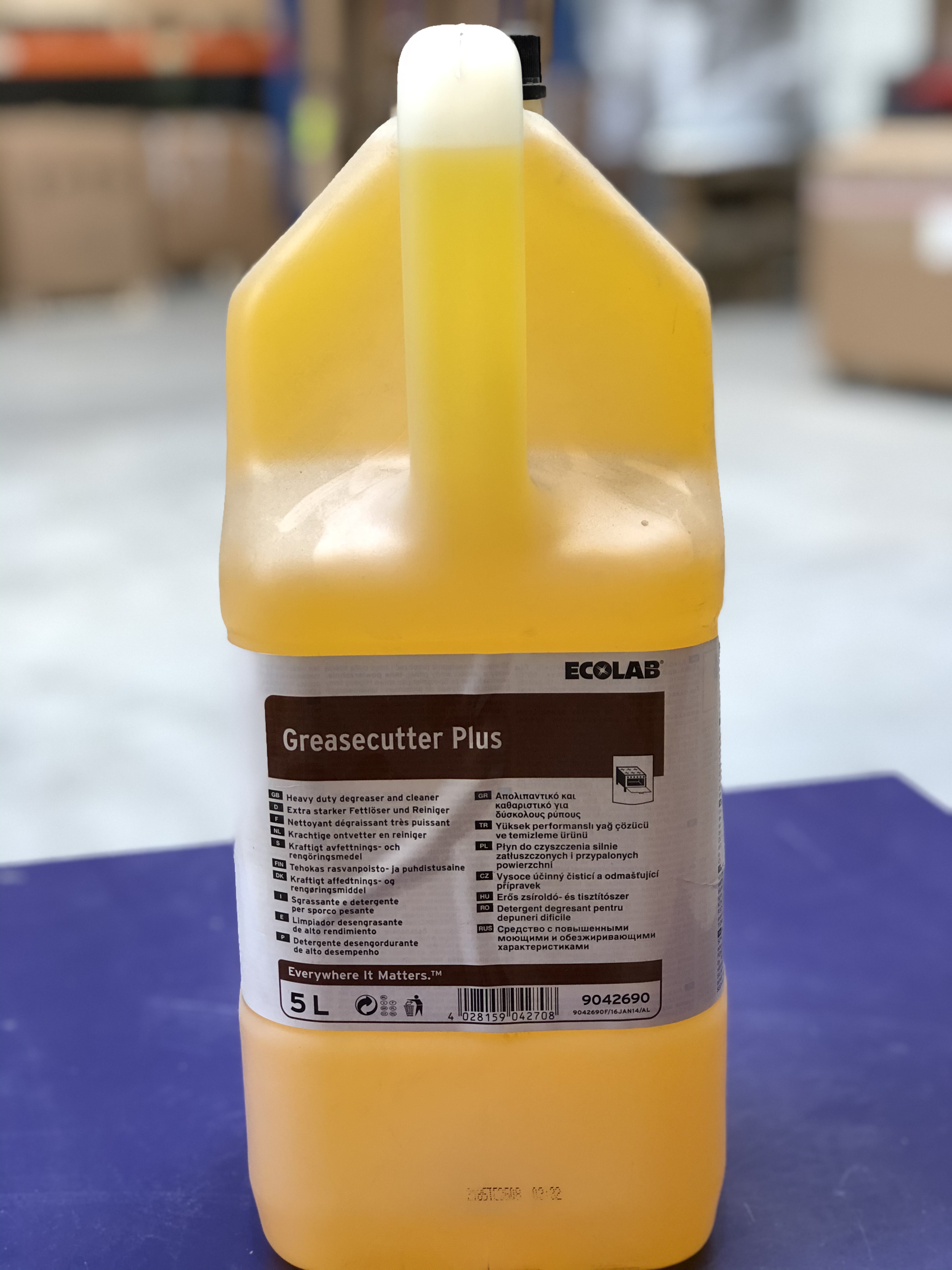 Ecolab Greasecutter Plus Hoogwaardige ontvetter en reiniger 4x5l