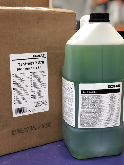 Ecolab Lime-A-Way Extra 2x5L sterk ontkalkingsproduct