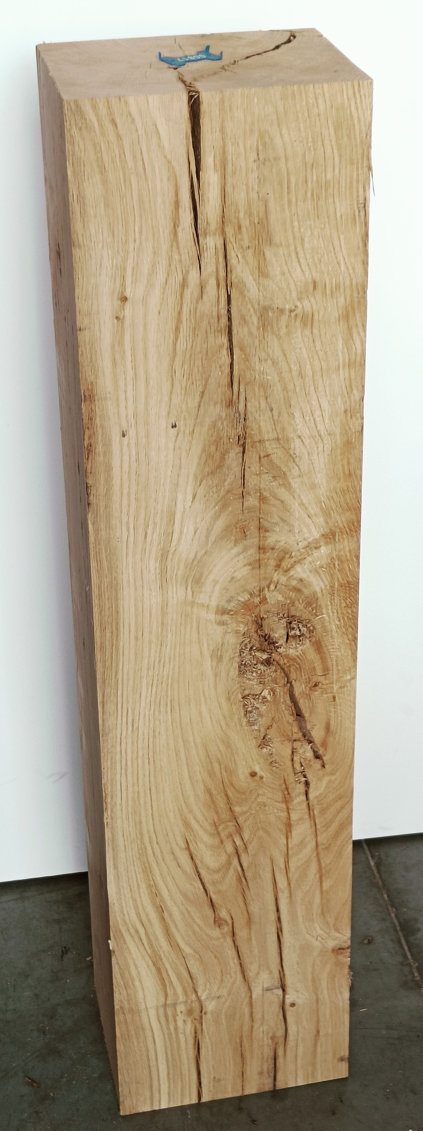 Eiken sokkel - 23/18 | 100 cm | 00817 - Cornelis Hout