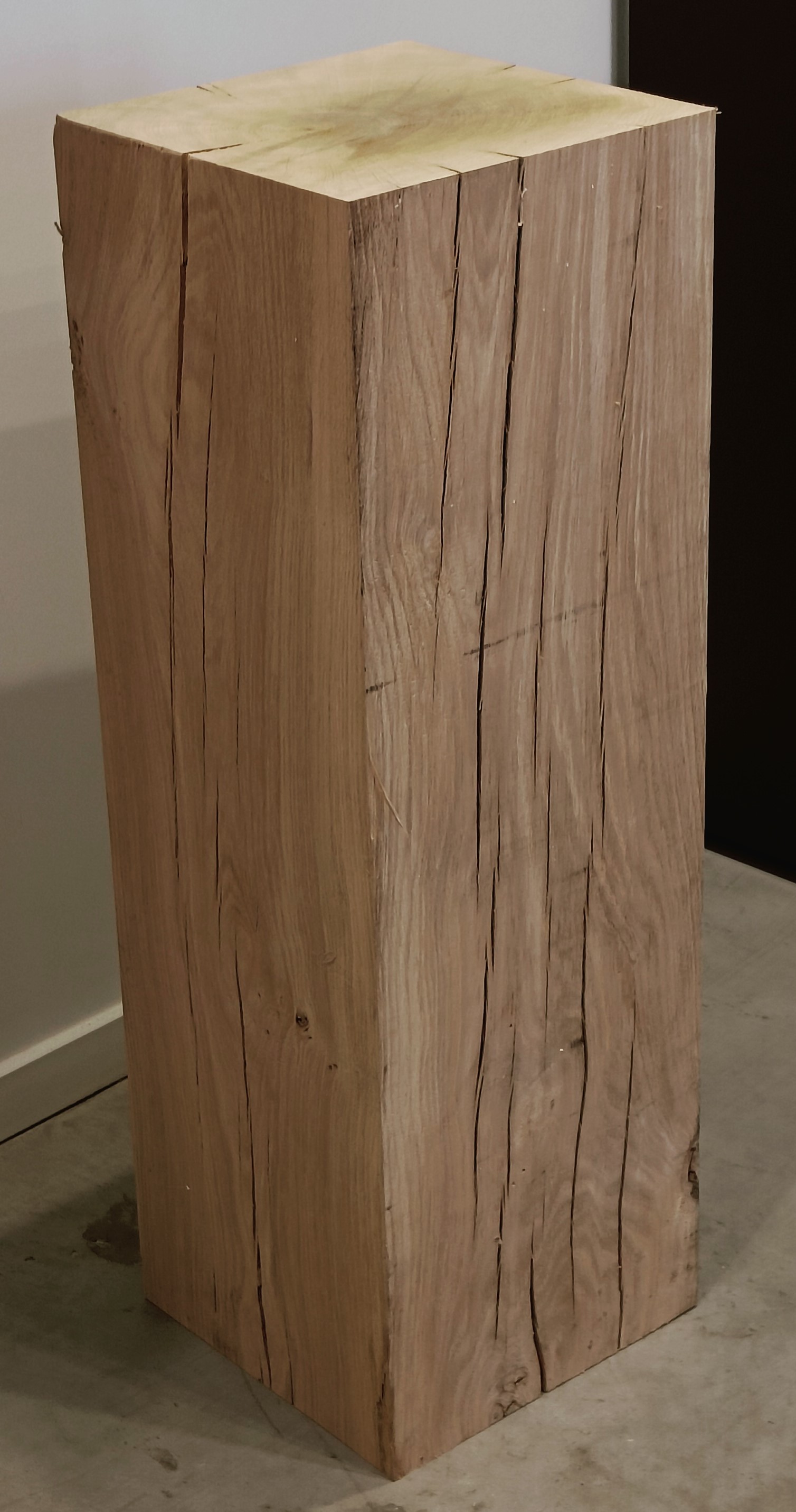 Eiken sokkel - 18/18 | 100 cm - Cornelis Hout
