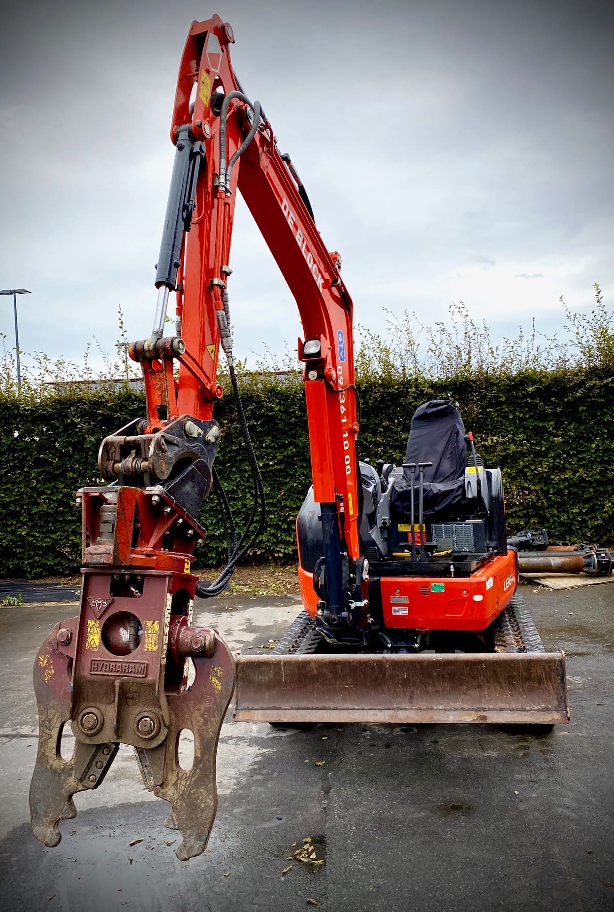 Hydraulische betonscharen
