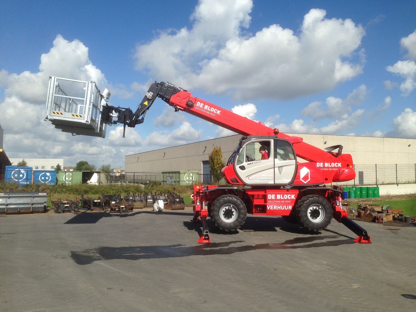 Roterende verreikers | De Block verhuur