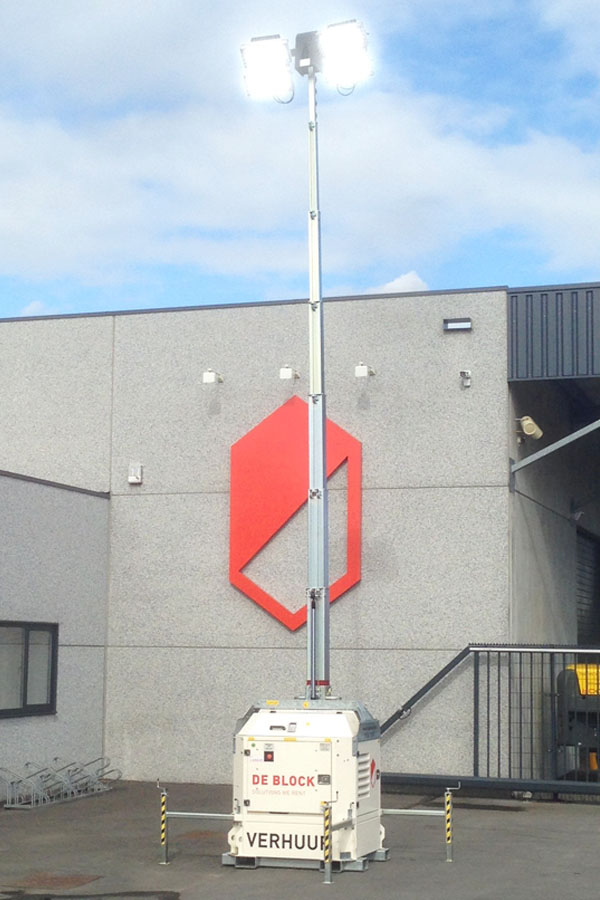 Lichtmasten | De Block verhuur