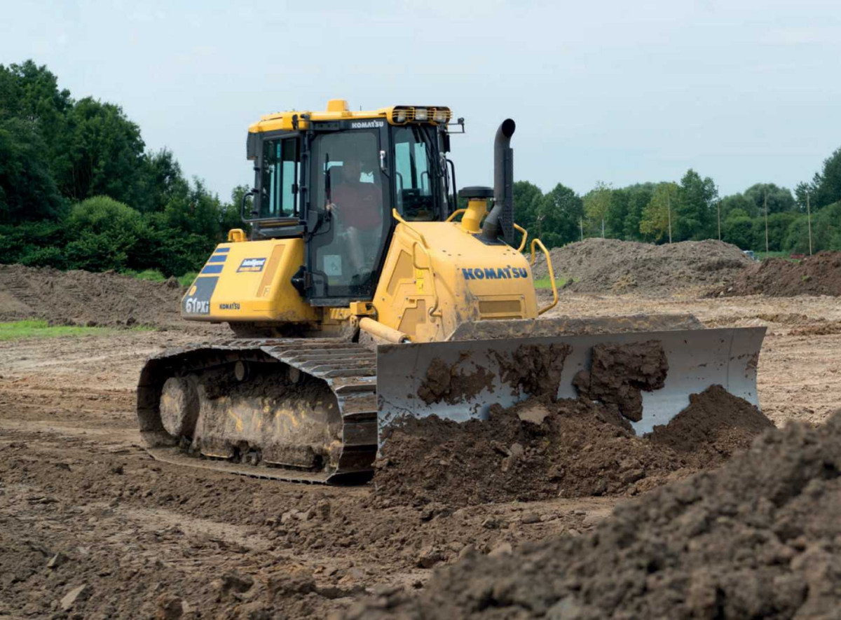 De Block - 20 ton bulldozer met ingebouwd gps-sturingssysteem voor ...