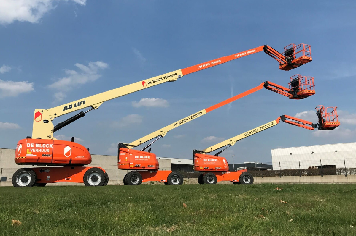 telescopische hoogwerker huren | De Block verhuur