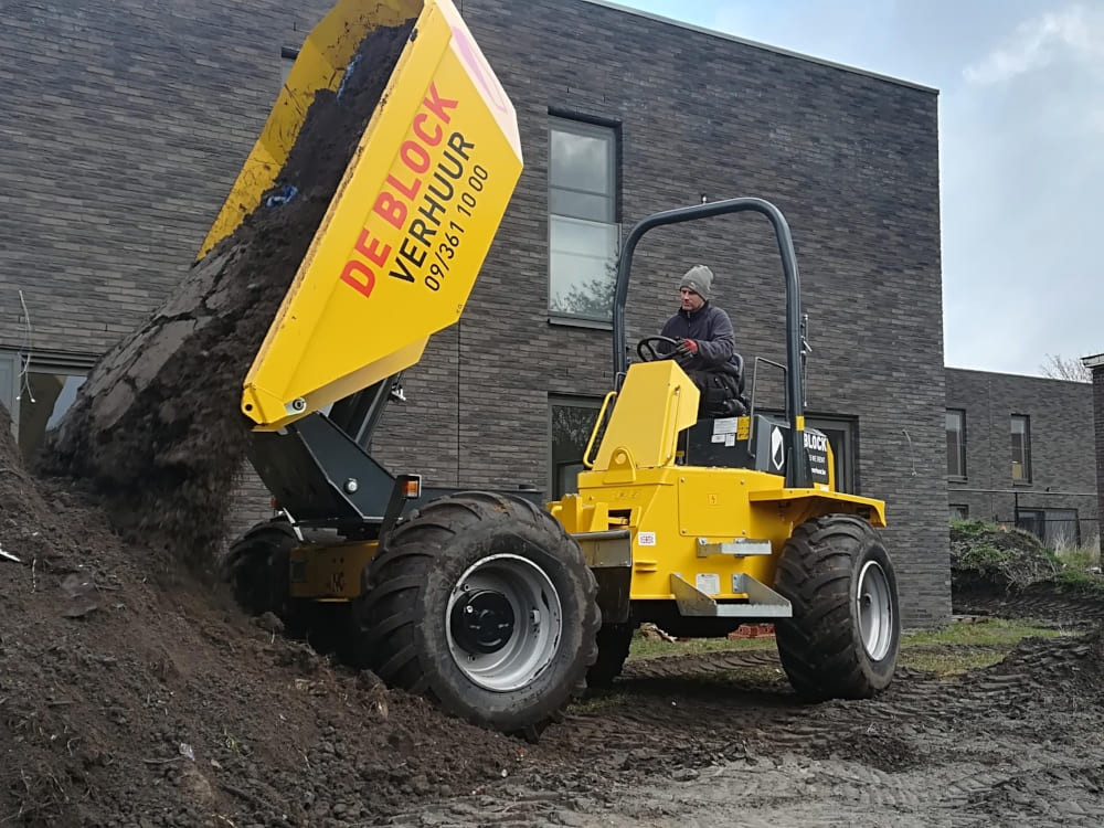 Dumper huren - De Block
