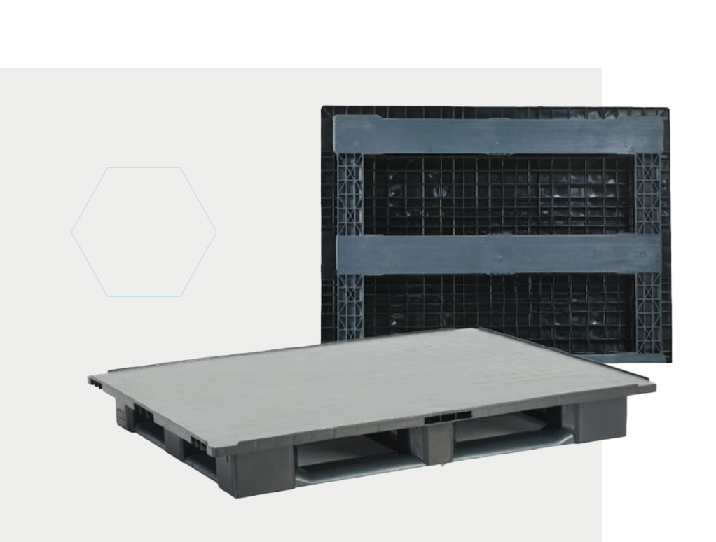 Plastic pallets 1300x1100 | Gamma-Wopla & Smart-Flow