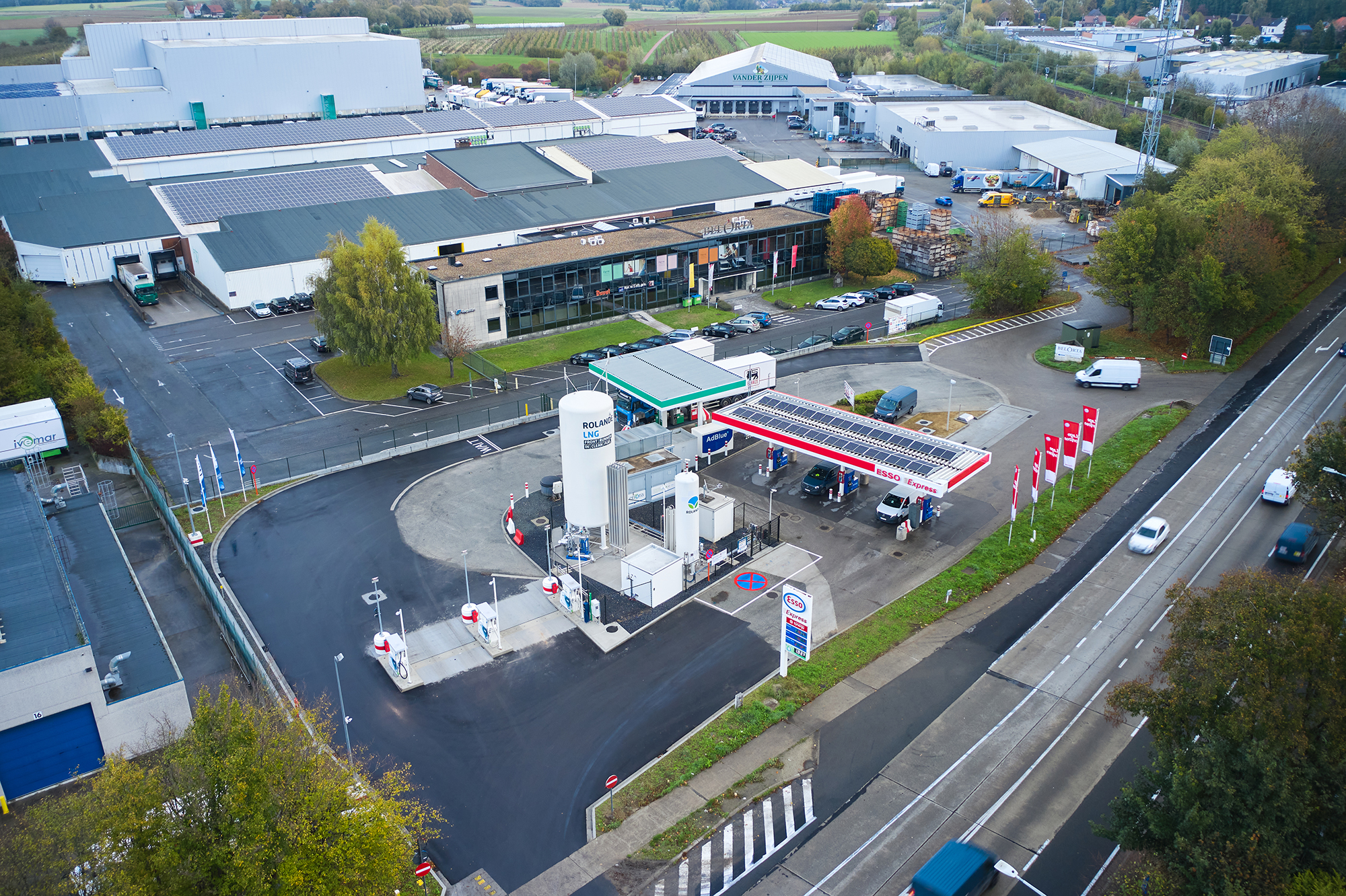 Cinquième station-service LNG en Belgique pour G&V Energy Group et Rolande