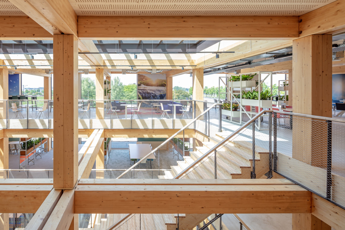 Laminated Timber Solutions | Een nieuw regiokantoor van Liander Westpoort