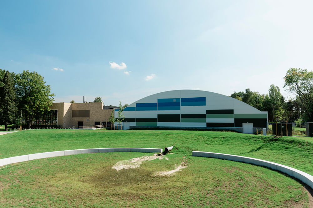 Laminated Timber Solutions | Sportcomplex De Soeverein in Lommel