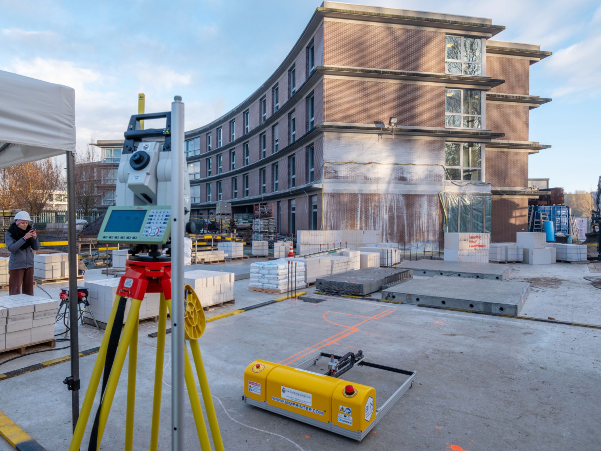 Lasertopo - Vandenbussche innoveert met TS16-totaalstation en BIM-printer