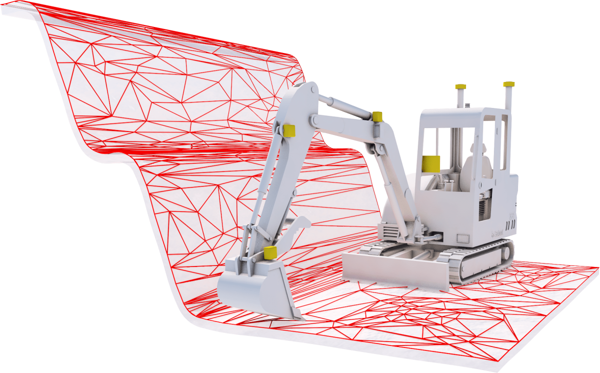 Volledige 3D machinesturing | MCS: Volledig 3D | Lasertopo