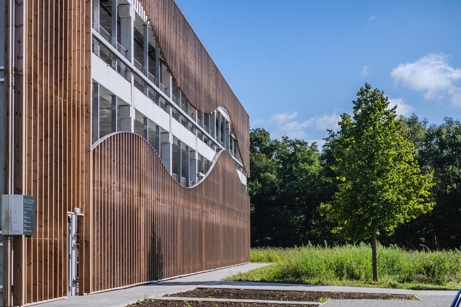 Bouwcampus : Circular parking building
