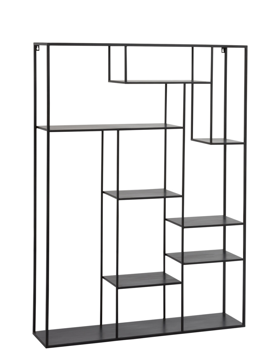 Rubic rack metal black by J-Line online to shop @ LIVING-shop.eu online ...