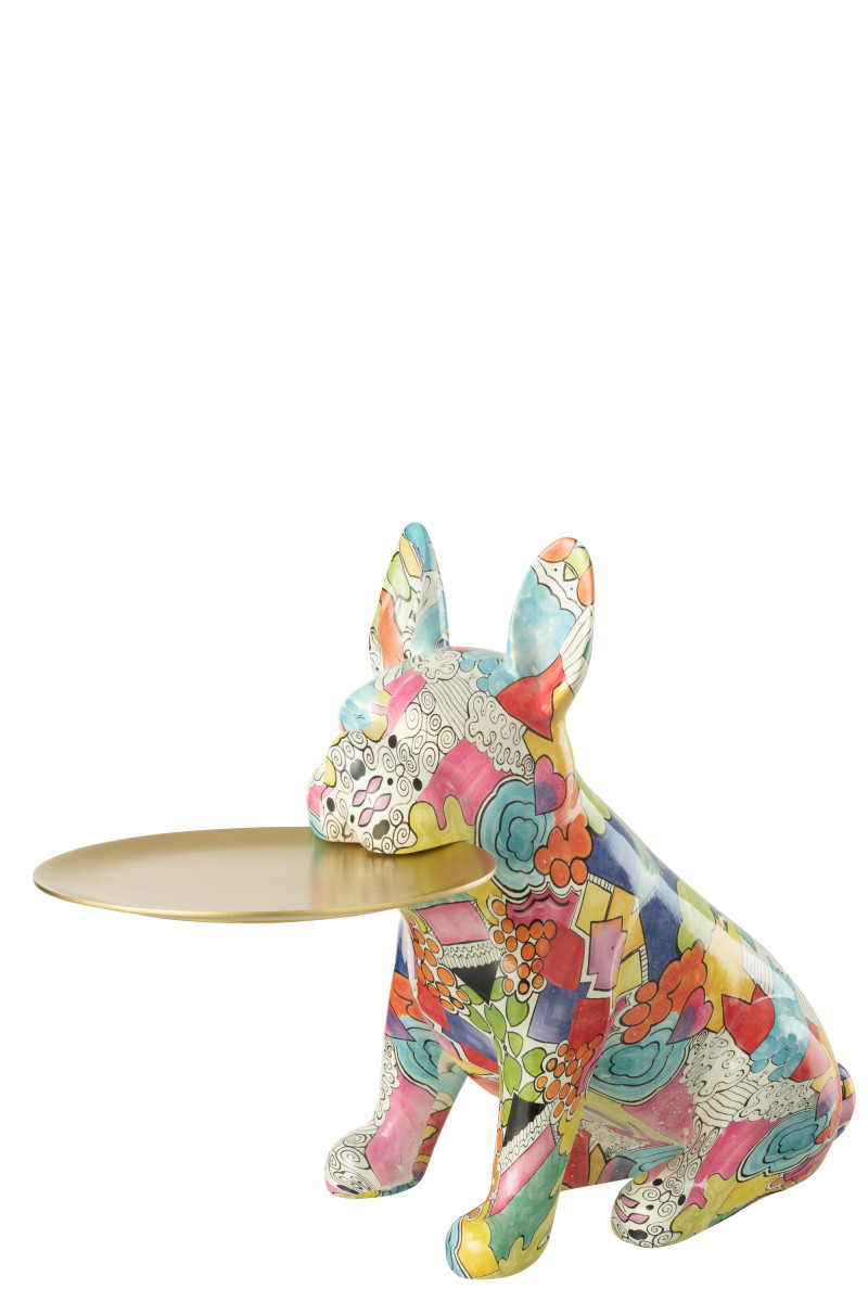 J-line Bulldog Decorations online best buy | LIVING-shop J LINE online ...