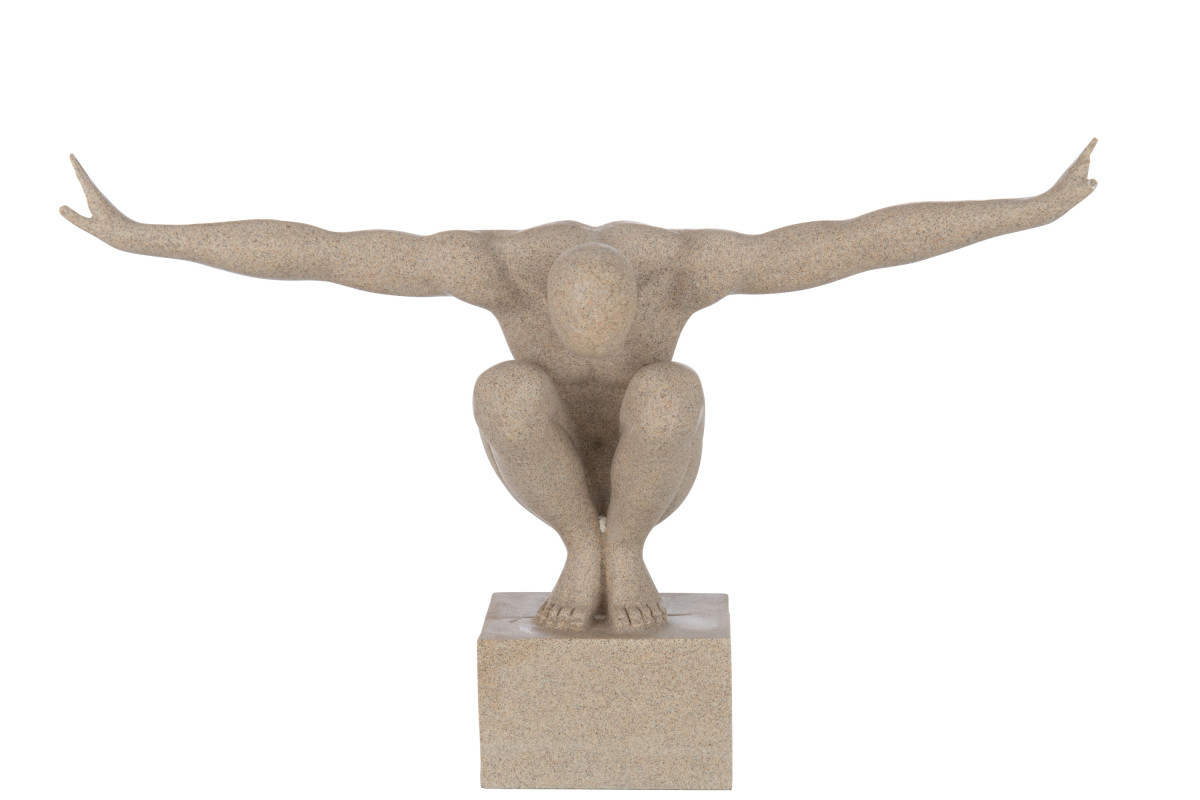 J-Line Beeld Sporter Op Voet @ J-Line LIVING-shop stijlvol wonen webshop