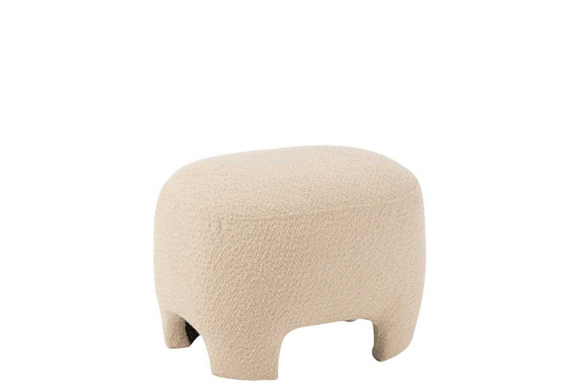 Pouf tricoté J-Line @ JLINE LIVING-shop.fr