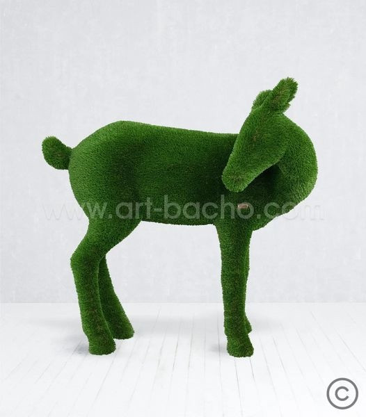 Tuinbeeld hert kunstgras Topiary online webshop LIVING-shop.eu