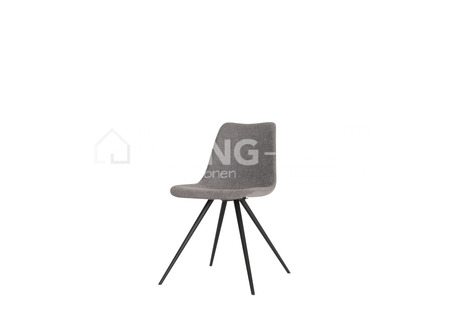 Grey Alicia Castle Line Hapy chair! Alicia chair with black leg ...