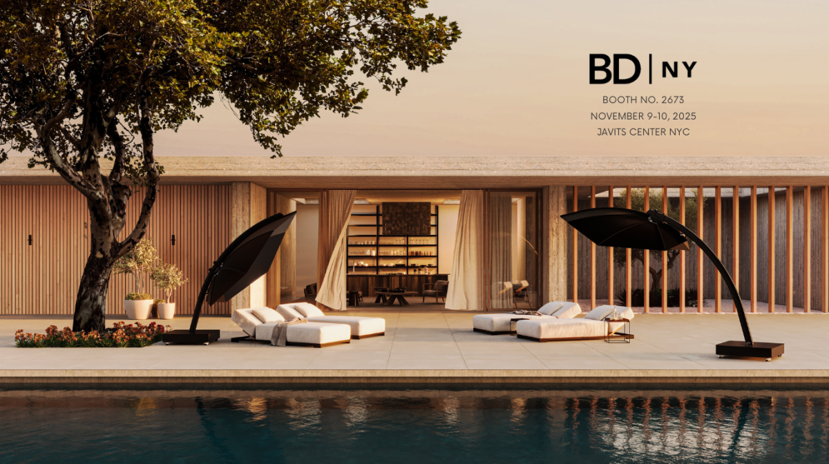 Umbrosa op BDNY 2025 – Belgische designparasols in New York